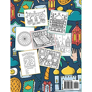 Ramadan Coloring Book: Ramadan Activity Book for Kids with Ramadan Coloring Pages and Simple Good Deeds Tracker