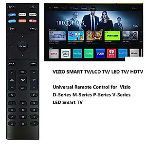 Newest Replacement Remote Control Compatible for VIZIO D-Series M-Series P-Series V-Series LED Smart TV D43fx-F4 D65x-G4 D43-F1 D50-F1 D55-F2 D60-F3 D65-F1 D70-F3 D55x-G1 D32h-F0 M55-F0M65-F0 M70-F3