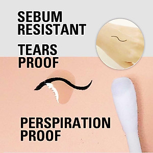 Heroine Make by KISSME Waterproof Smooth Liquid Eyeliner, Japanese Eye Makeup for Smudge-free, Super Keep Brown Black