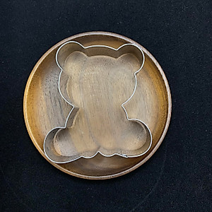 LUBTOSMN Bear Cookie Cutter-3.5 Inch-Diswasher Safe-Biscui Cookie Cutter Fondant Mold for Baking