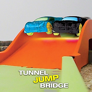 Ontel Magic Tracks Rocket Racers Remote Controlled Race Car vs Pace Car Track Set (MTRR-MC4/2)