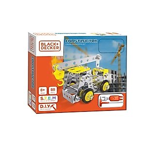 Red Toolbox The Black and Decker Constructor Crane Engineering Set