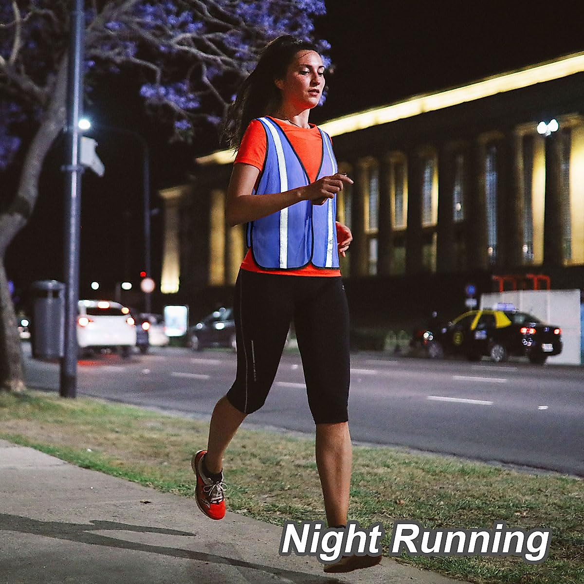 KAYGO Reflective High Visibility Safety Vest, KG0008-10 Silver Stripe, for Men and Women, Pack of 1(Pink)