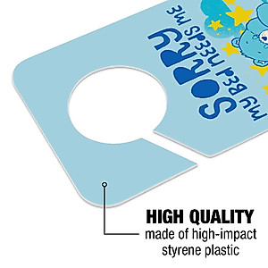 GRAPHICS & MORE Care Bears Bedtime Bear My Bed Needs Me Plastic Door Knob Hanger Sign