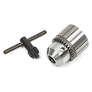 Jacobs Chuck 31052D Professional Duty Chuck, 1/2-20 Mount, 0.5" Maximum Capacity, 1-23/32" Diameter x 3" Closed Length