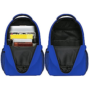 Game Backpack Apply To Laptop Bag Travel Backpack 16 Inch Lightweight Durable Bookbag for School Office Picnic Blue