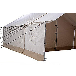 WHITEDUCK Alpha Wall Tent Porch for Hunting, Family Camping & Outdoor Activities (10'x12', Canvas)