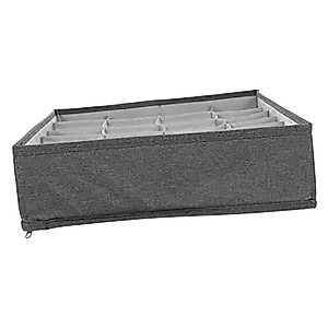 Zerodeko 2pcs Fabric Sock Box Storage Totes for Clothes Storage Bags for Clothing Clothes Storage Boxes Underwear Organizer Ties Holder Panty Organizers Drawer Organizer Sock Case Panties