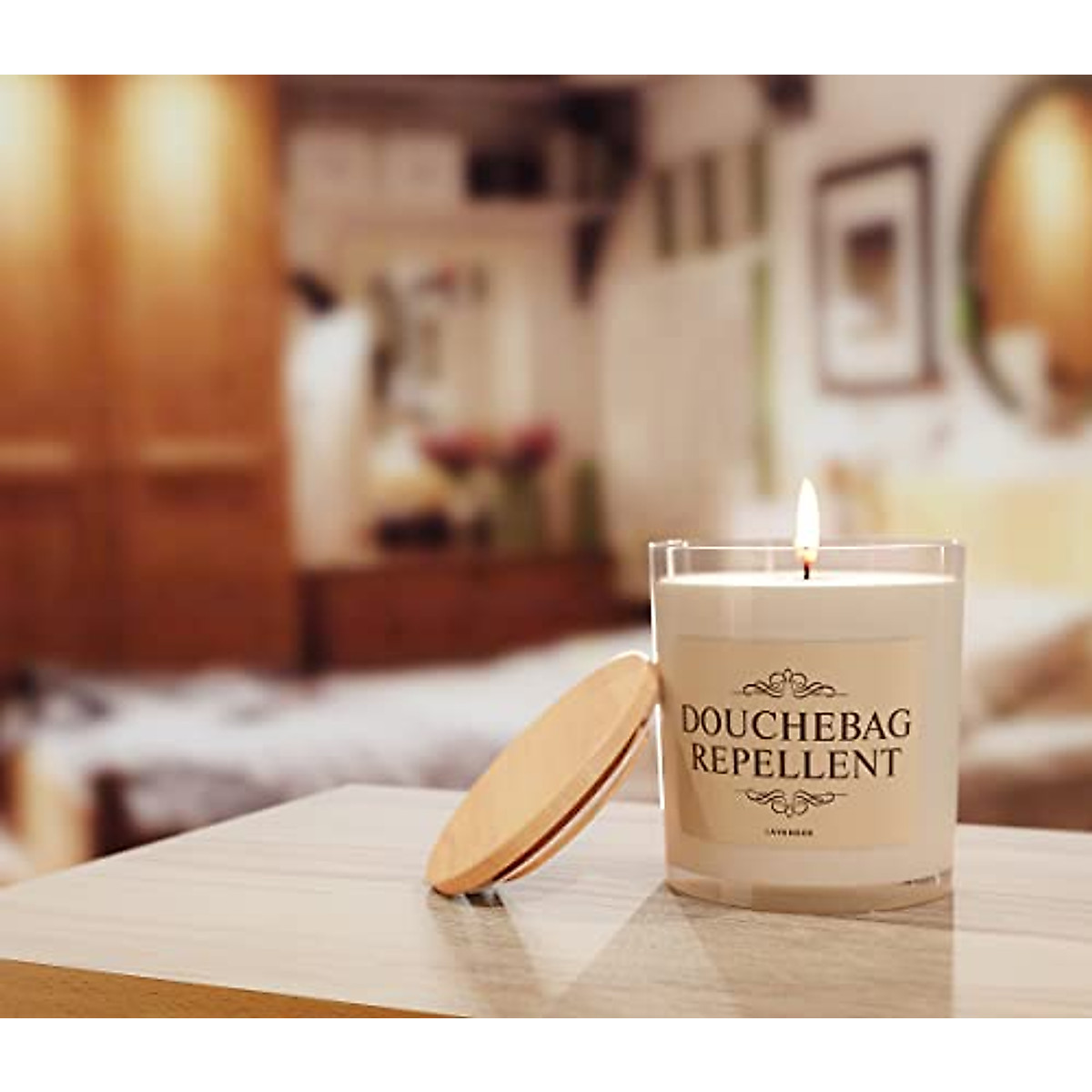 Candles for Men & Women - Lavender Scented - Large | Unique Gift “by The Time This Candle Burns Out You'll.” | Made from eco Friendly Soy which Burns Longer - Fun Gift