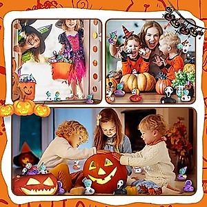 SCIONE 24PCS Halloween Rubber Duck Party Favors, Assorted Ducks Toys for Kids Trick or Treat Supplies, Goodie Bag Fillers, Prizes for Kids Baby Shower Bathtub Toys