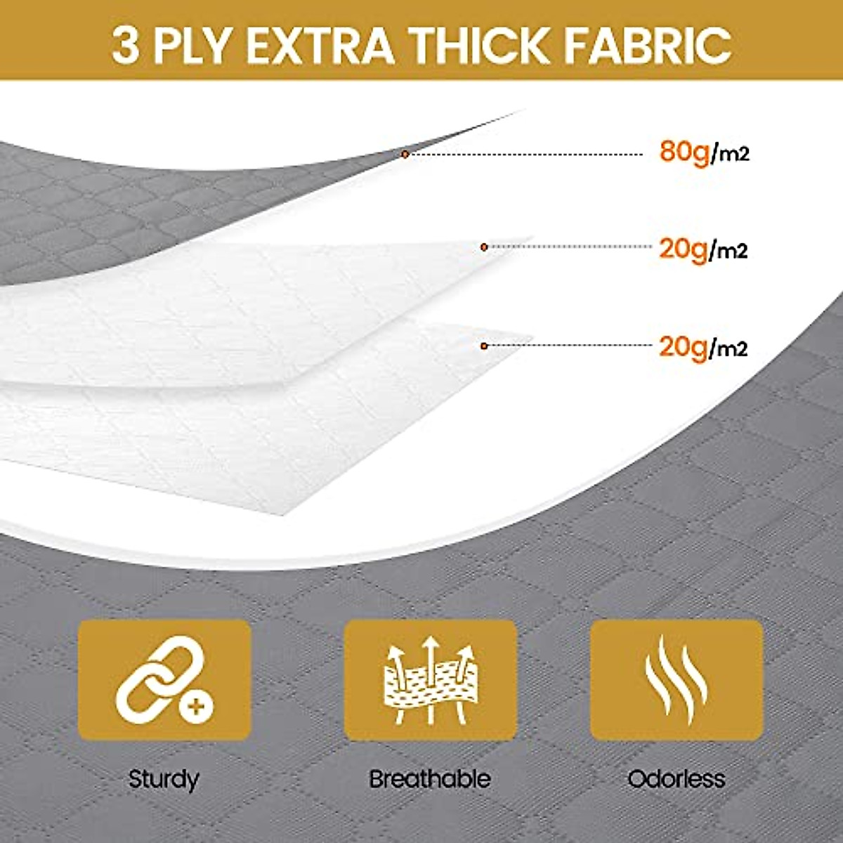 FORCTIBULL Large Storage Bags, Closet Organizers and Storage Bins with Lids, Storage Containers with Clear Window for Organizing Clothes Blanket Comforter Bedding Toy, 84L (3 Pack, Gray)