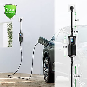 BESENERGY 40 Amp EV Charger Level 2 NEMA 14-50 220V-240V Upgraded J1772 Portable EV Charging Cable, 20 ft Electric Vehicle Charger Compatible with All EV Car