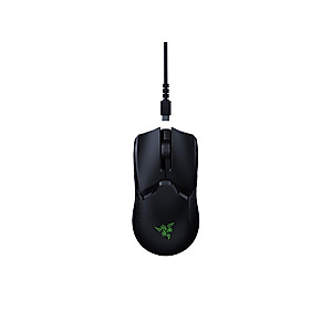 Razer Viper Ultimate - Light and Fast Ambidextrous Gaming Mouse (20,000 DPI Optical Sensor, Hyperspeed Wireless Technology, RGB Chroma) Black