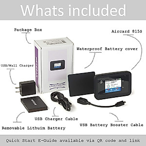 NETGEAR Unite Explore AC815S | Mobile WiFi Hotspot Cat.9 4G LTE | Up to 450Mbps Download Speed | Connect Up to 15 Devices | 18 Hours of Use Per Charge | 2 MIMO TS-9 Antenna connectors | GSM Unlocked