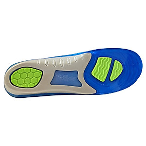 Children's Athletic Gel Insoles for Cushion and Comfort for Active Children ((24 CM) Kids Size 2-6)