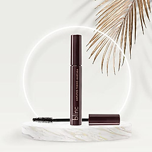 Blinc Amplified Tubing Mascara, Ultra-Longwearing Washable Mascara, Soft-Glam Volumizing, Lengthening and Defining Mascara, Gluten-Free and Cruelty-Free, Black, 9mL / 0.30 Fl. OZ