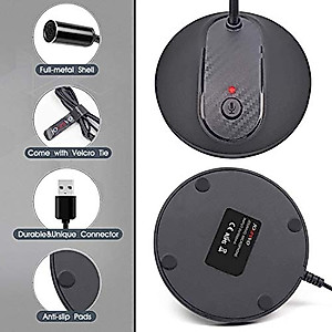 JOUNIVO USB Microphone, Computer PC Microphone with Mute Button for Streaming, Podcasting, Vocal Recording; Gaming Mic for Laptop Mac or Windows