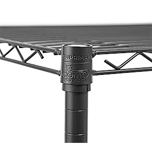 DormCo Suprima® - Mini Shelf Supreme - Adjustable Metal Shelving Unit - Black