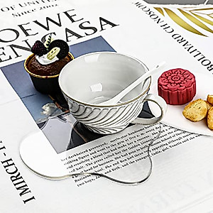 Acrylic Coaster, Transparent Coaster for Desk, Acrylic Desk Coaster, Transparent Irregular Coast, Clear Desk Coasters, Drink Cup Coasters Table Ornaments for Kitchen, Bar, Dining Table