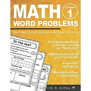 Math Word Problems for Grade 1: 80+ Reading math problems workbook for kids (Math Practice Workbook)
