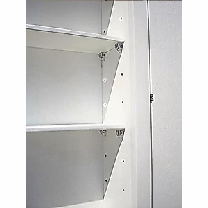 White Mission Recessed Medicine Cabinet/Black Hardware