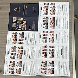 Esmee 24 Inches Long Wavy Wig Brown ombre Blonde Wigs Cosplay Party Wigs for Women Heat Resistant Fibre for Daily Party Use