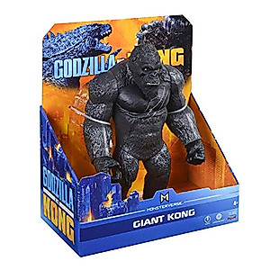 MonsterVerse MNG07310 Godzilla vs Kong Giant King Kong, Black, 11"