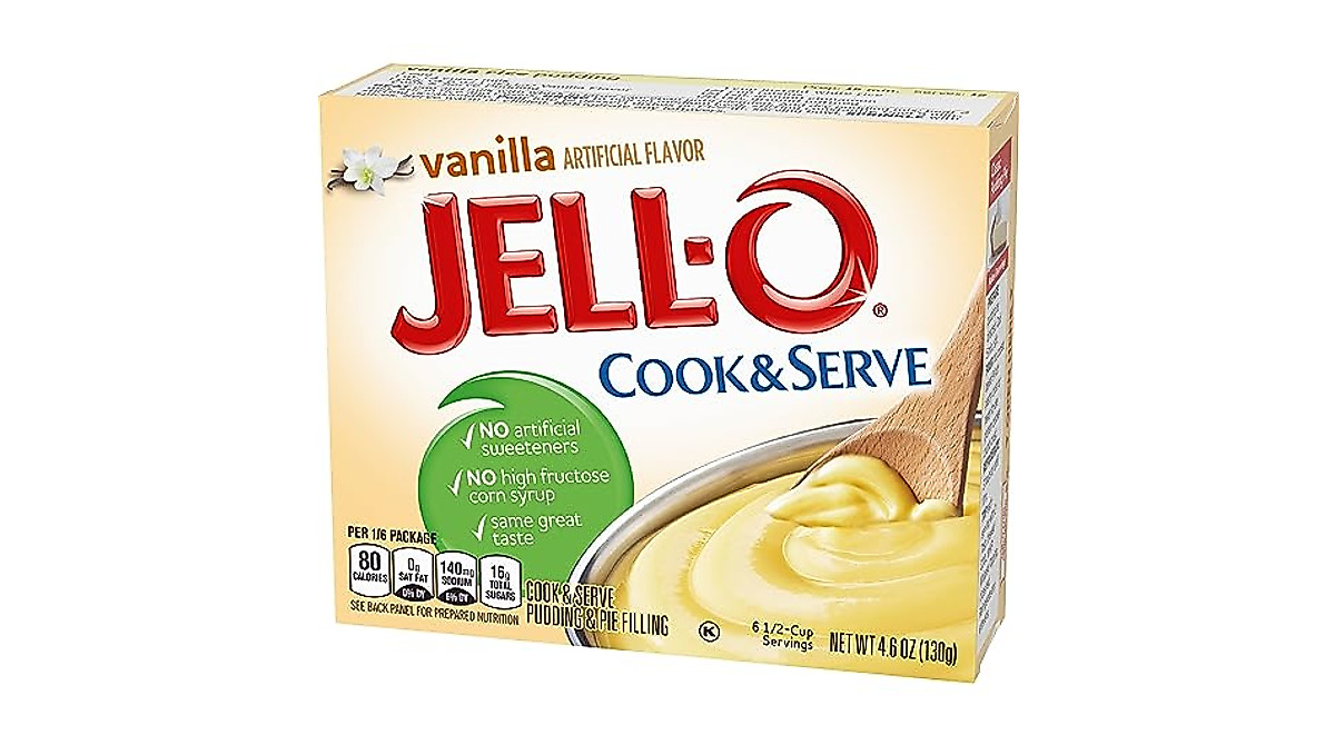 JELL-O Vanilla Cook & Serve Pudding Mix - Delicious Desserts