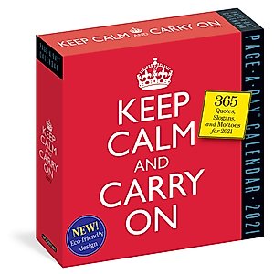 Keep Calm and Carry On Page-A-Day Calendar 2021