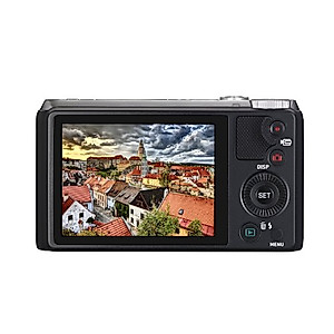 Casio High Speed Exilim Ex-ZR700 Digital Camera Black EX-ZR700BK - International Version (No Warranty)