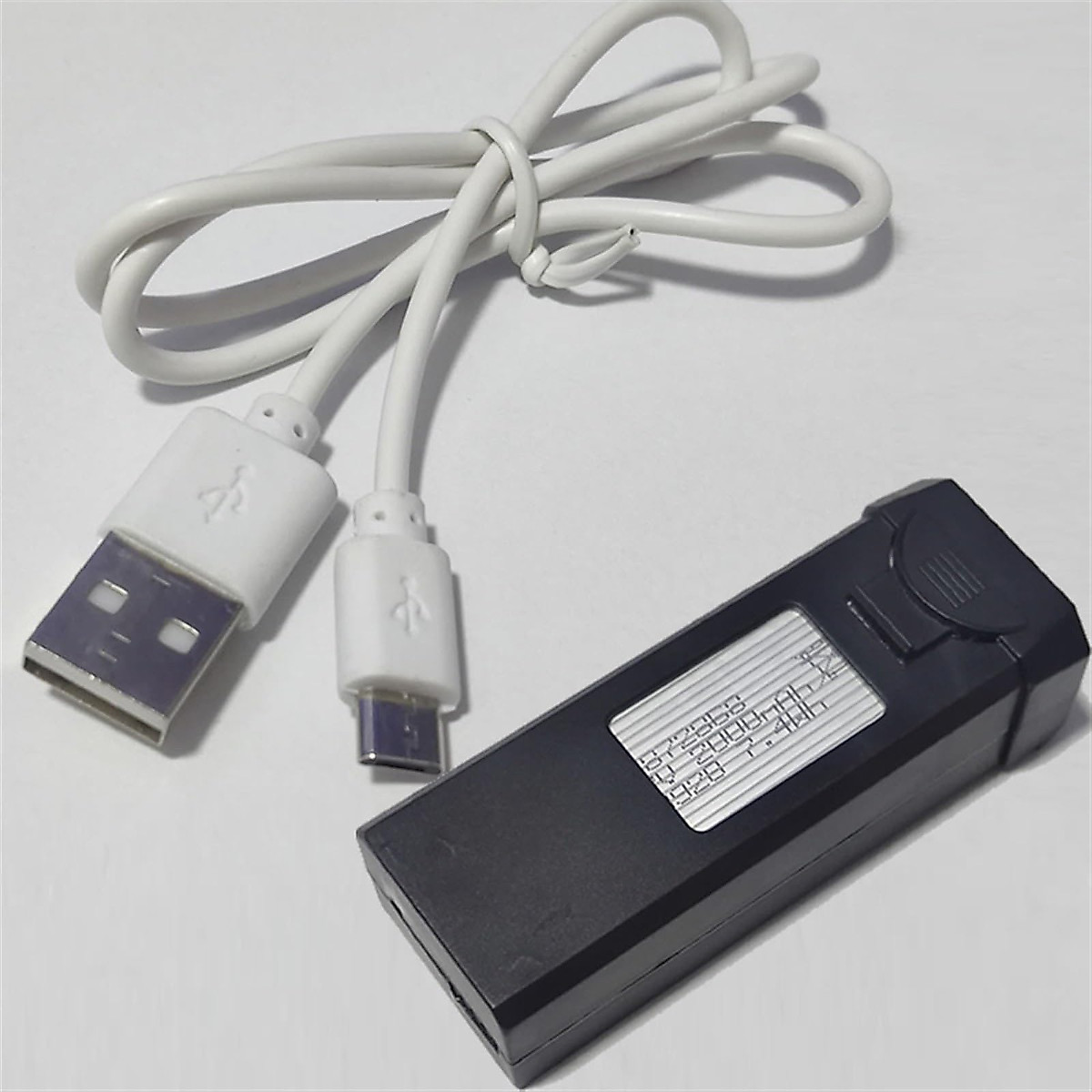 DAYUDDRICAR RG600 PRO Drone Battery, RG600 PRO Drone 3.7V 2000mAh Lipo Battery & USB Charger Cable Spare Part Kit for RG600 PRO RC Dorne Quadcopter Accessories