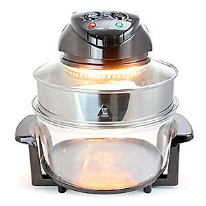 The Multipurpose Halogen Oven Air fryer in Black