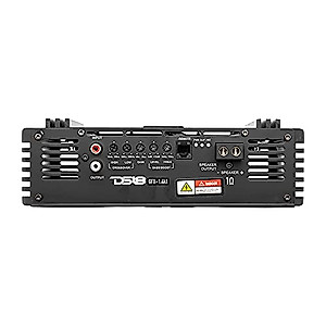 DS18 GFX-1.4K1 Car Audio Amplifier 1-Channel Class D Full-Range Monoblock 1400 Watts Rms 1-Ohm - Compact Design Easy Installation - Powerful Amp for Vehicle Sound Systems