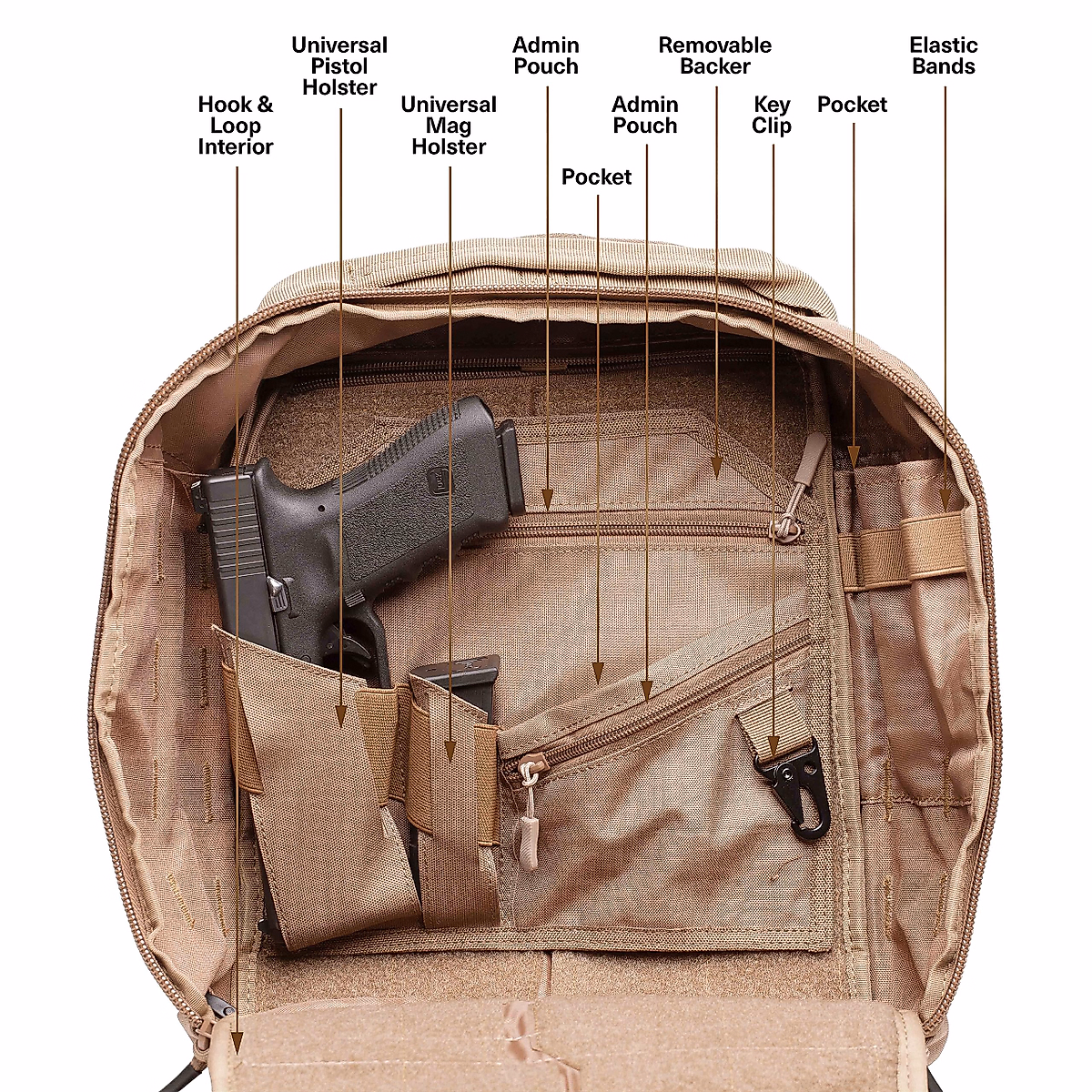 BattlePack Elite | Standalone and Tactical Vest Backpack | Combat Veteran Owned Company | 1 Day Assault Pack | Outdoors Pack