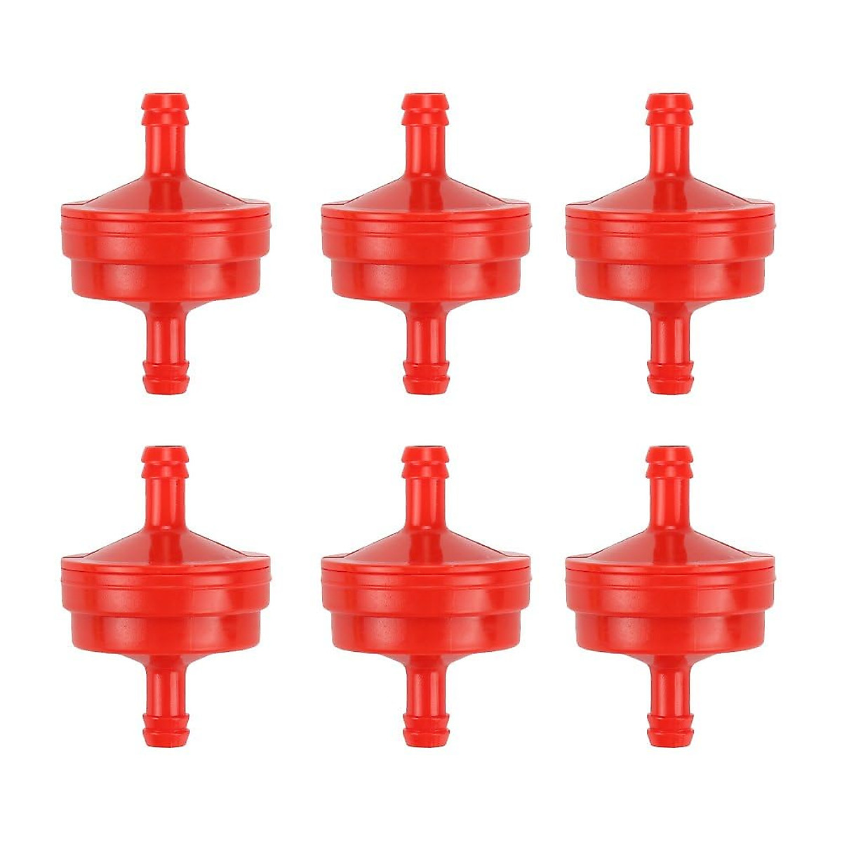 Harbot 394358 394358S Fuel Filter for Cub Cadet 951-3013 751-3013 Briggs and Stratton 298090 298090S 394358 394358S 5098K 75 Micron 1/4 Inch ID Inline Gas Fuel Filter (Pack of 6)