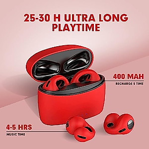 Ttbesmi Open Ear Buds Ear Clip Bone Conduction Headphones Head Phones Bluetooth Clip On Headphones Tiny Wireless Bone Buds Bluetooth Clip On Bone Conduction Headset Auriculares De Conduccion Osea