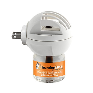 ThunderEase Dog Calming Pheromone Diffuser Kit | Powered by ADAPTIL | Vet Recommended to Relieve Separation Anxiety, Stress Barking & Chewing, and Fear of Fireworks & Thunderstorms (30 Day Supply)