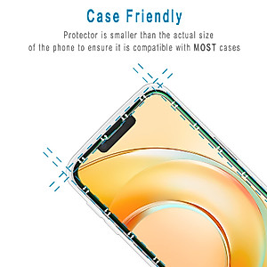 Bencuku (2 Pack) by HPTech Tempered Glass for iPhone 13 Pro Max 6.7-inch Screen Protector, 9H Hardness, Anti-Scratch, Bubble Free, Case Friendly