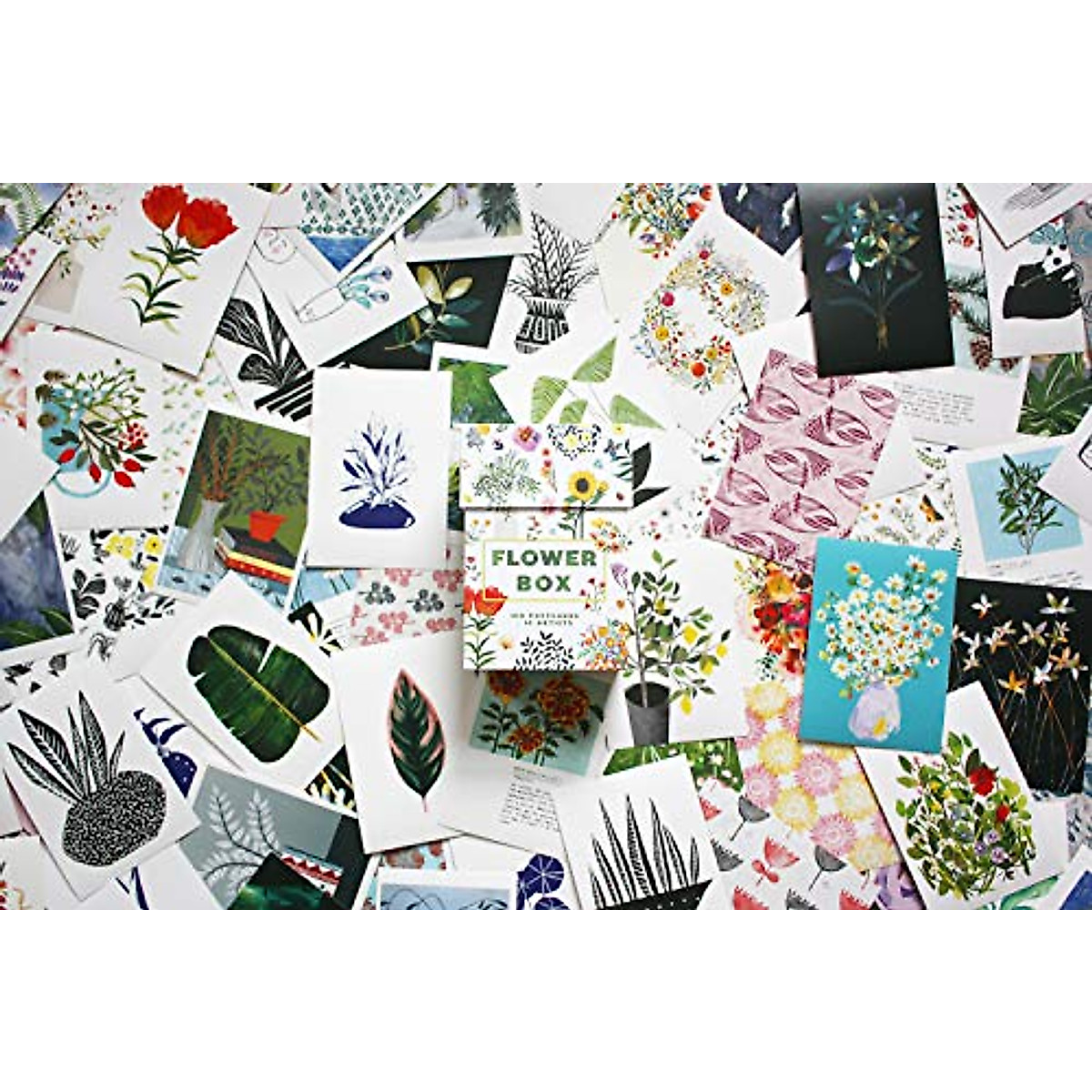 Flower Box: 100 Postcards by 10 artists