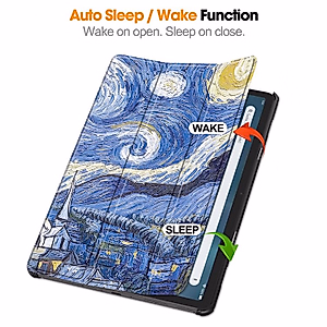 Case for Amazon Fire Max 11 Tablet (13th Generation, 2023 Release), Slim Folding Stand Cover Case for Fire 11 Tablet with Auto Wake/Sleep, Starry Sky