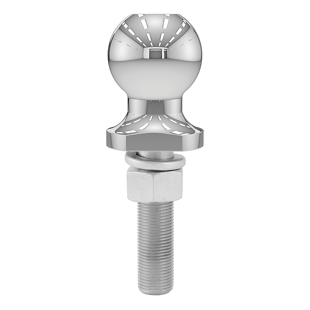 CURT 40016 Chrome Trailer Hitch Ball, 2,000 lbs, 1-7/8-Inch Diameter, 3/4 x 3-Inch Shank
