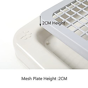 Smart Paws Large 29.92"x24.4" Pet Training Tray,Pet Training Pads Holder,Pet Toilet (Grey)