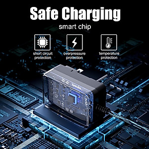 Charger for Kidzone Bumper Car, Flybar, Hello Kitty, Best Choice Products, Kid Trax, Dynacraft, Spider-Man, Toddler, 6V Battery Charger Child Kids Ride On Car Toys, 1.8M, Overheat Protection