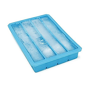 Webake Silicone Ice Cube Trays for Water Bottles Ice Cube Mold 12 Cavity, Easy Release Long Ice Cube Sticks For Bottled Beverage, Soda, Sport Drinks, Burritos Egg, Pack of 3