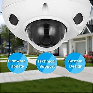 EmpireTech 5MP 1/2.7" CMOS Starlight AI IR Mini Dome Smart IP POE Camera,SMD 4.0, AI SSA,IP67 Weatherproof,Vehicle and Human Detection,Built-in Mic, Edge Camera Fixed Lens IPC-E35IR-AS S2 2.8mm