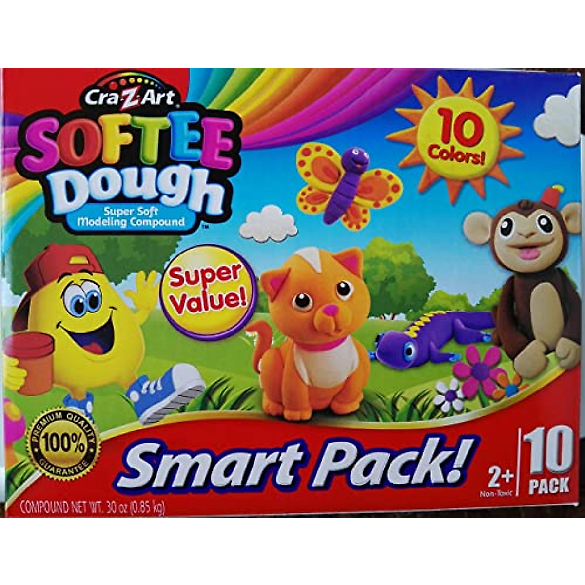 Cra-Z-Art Softee Dough, 10 Pack (13565)