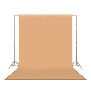 Savage Seamless Paper Photography Backdrop - Color #25 Beige, Size 107 Inches Wide x 36 Feet Long, Backdrop for YouTube Videos, Streaming, Interviews and Portraits - Made in USA