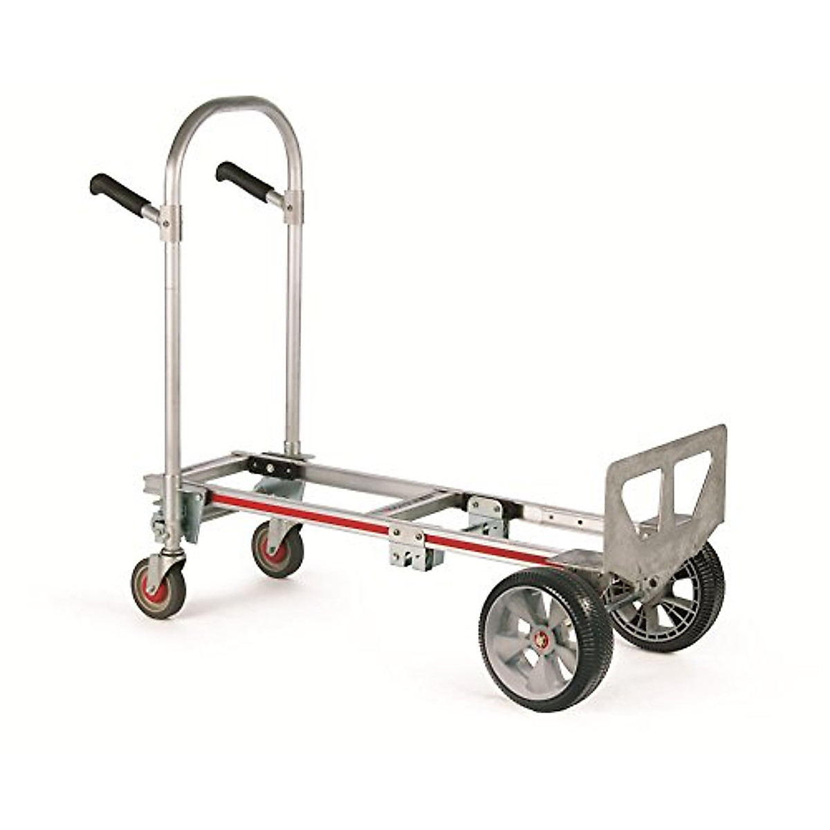 Magliner GMK16UAE Convertible Hand Truck, Interlocked Microcellular Wheels, 500 lb Load Capacity, 47-1/2" Length x 21" Width x 51" Height