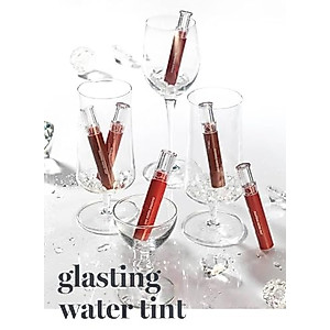 rom&nd Glasting Water Tint 07 PINK VALLEY, Vivid Color, Non-Sticky, Glossy Shine Finish, Long-Lasting, Moisturizing, Highlighting, Natural Colors, Lip Tint for Daily Use, K-beauty, 4g/0.14oz