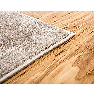 Unique Loom Uptown Collection Area Rug - Madison Avenue (8' x 10' Rectangle, Brown/ Ivory)